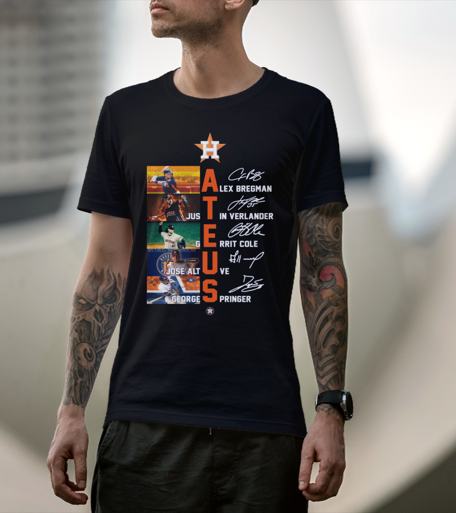 Houston Astros HA Hate Us Alex Bregman Justin Verlander Gerrit Cole Jose Altuve George Springer T-Shirt
