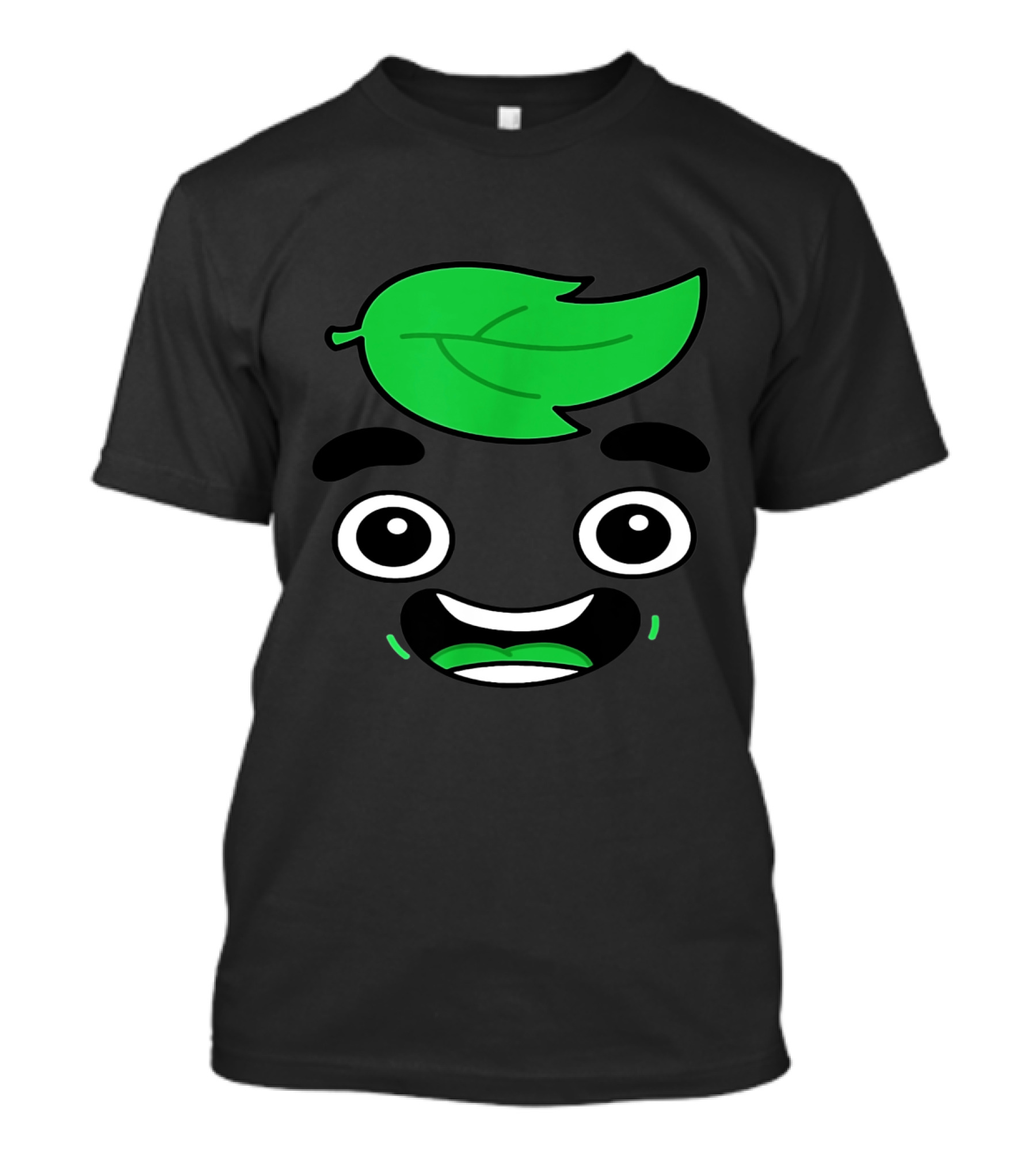 Guava Juice Box Lover Leafy Smiling Face T-Shirt