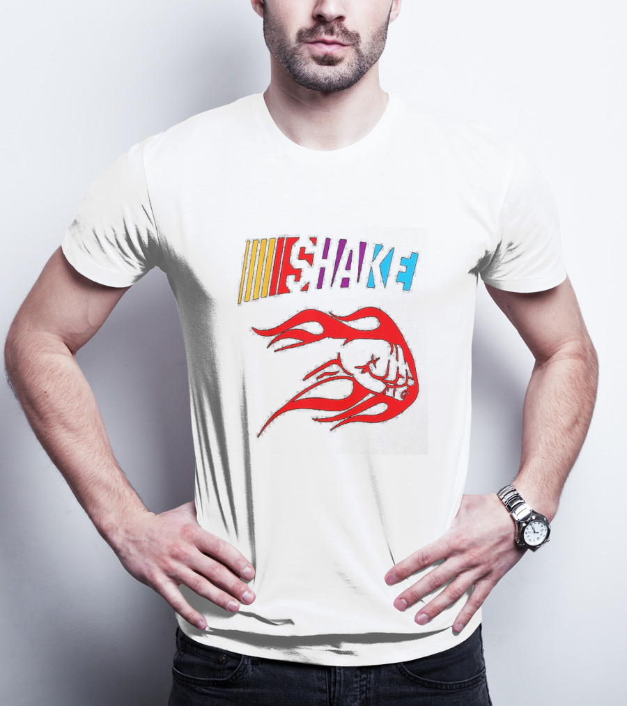 SHAKE And Bake Racing Flames Muscle Car Inspired Shirt For Man T-Shirt