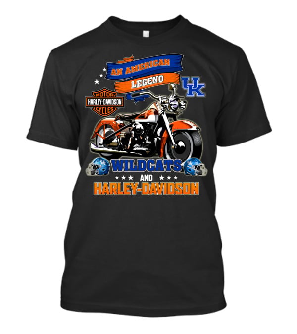 Kentucky Wildcats Harley Davidson An American Legend T-Shirt