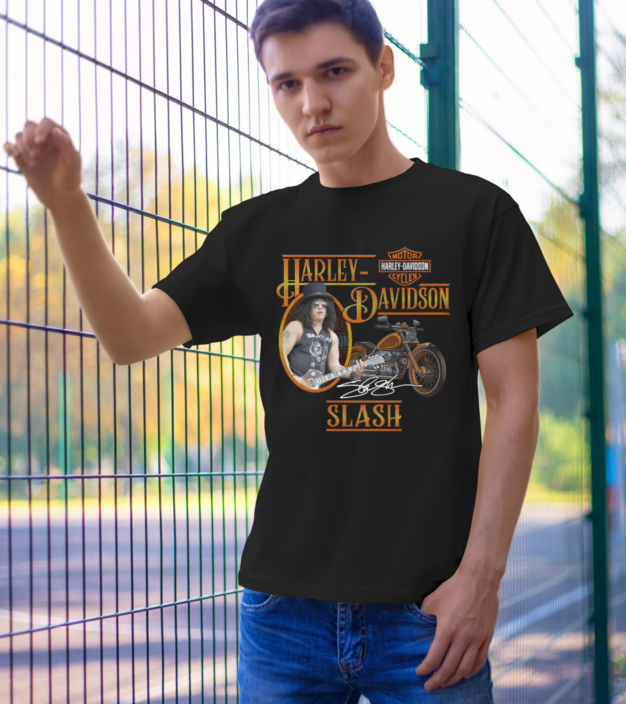 Harley Davidson Motor Cycles Slash T-Shirt