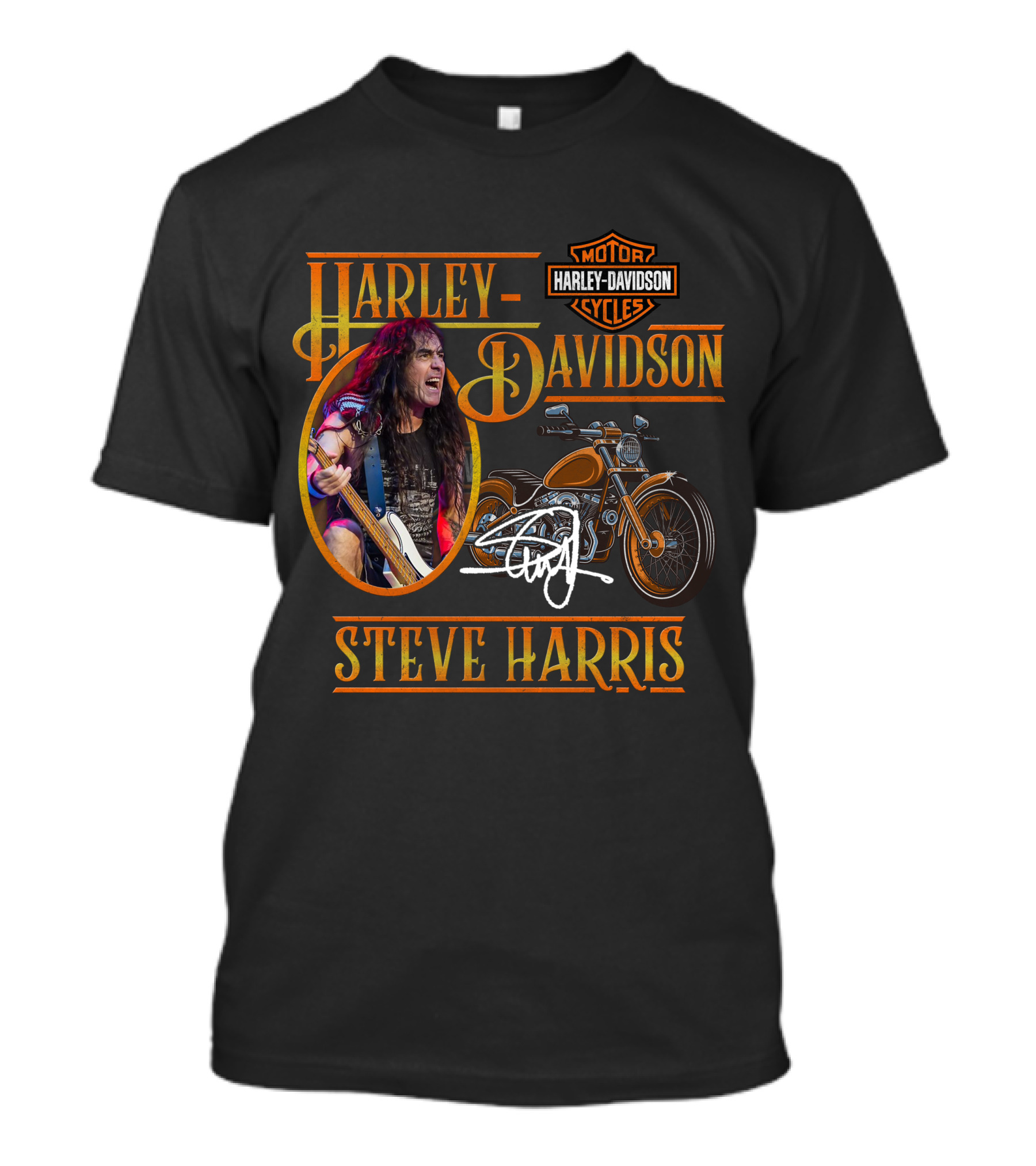 Harley Davidson Motorcycles Steve Harris T-Shirt