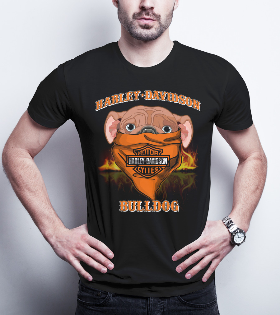 Harley Davidson Bulldog Motor Cycles T-Shirt