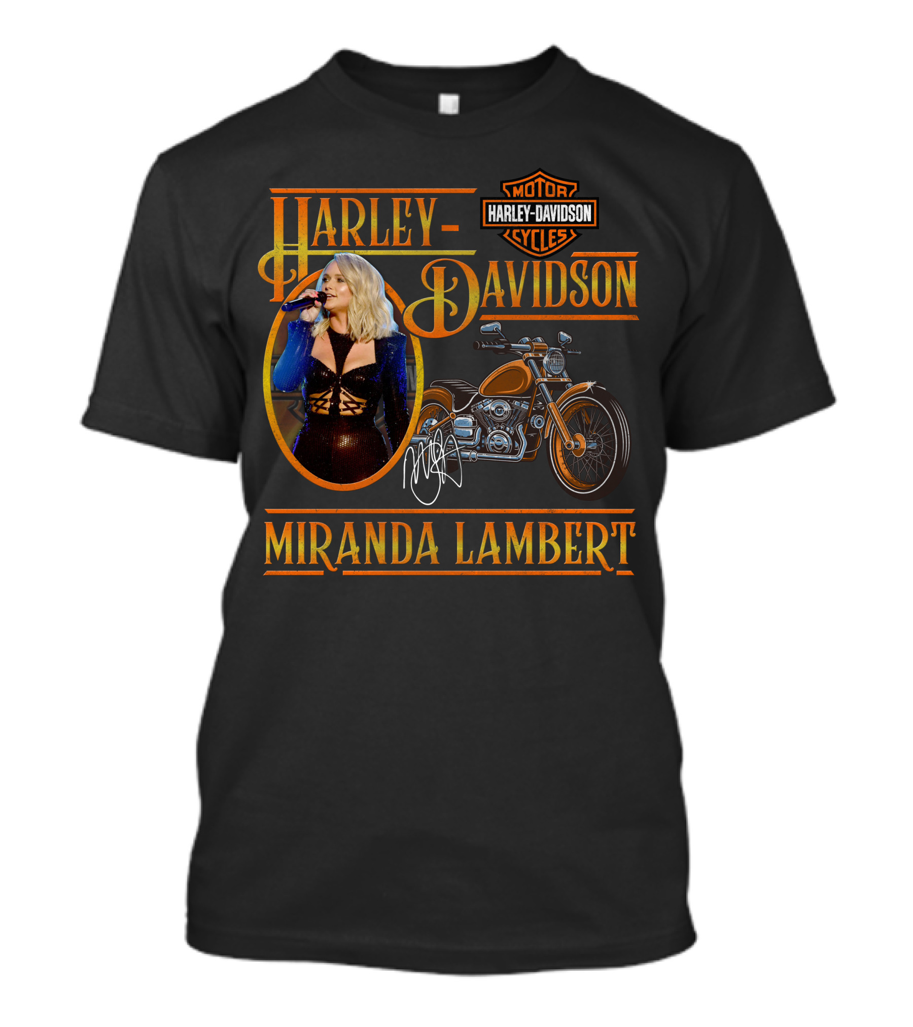 Miranda Lambert Harley Davidson Motorcycles T-Shirt