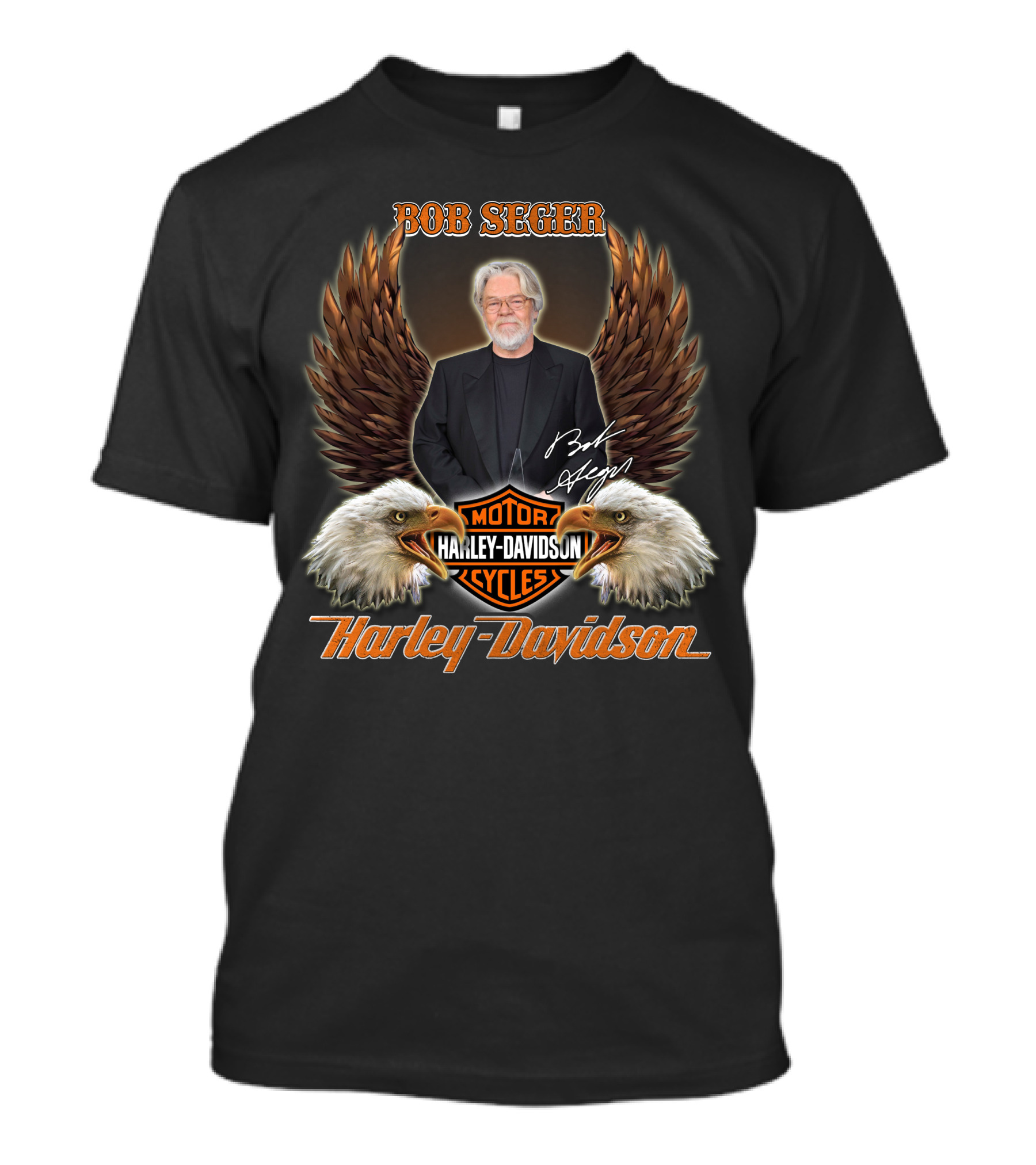 Bob Seger Harley Davidson Motorcycles Eagles T-Shirt