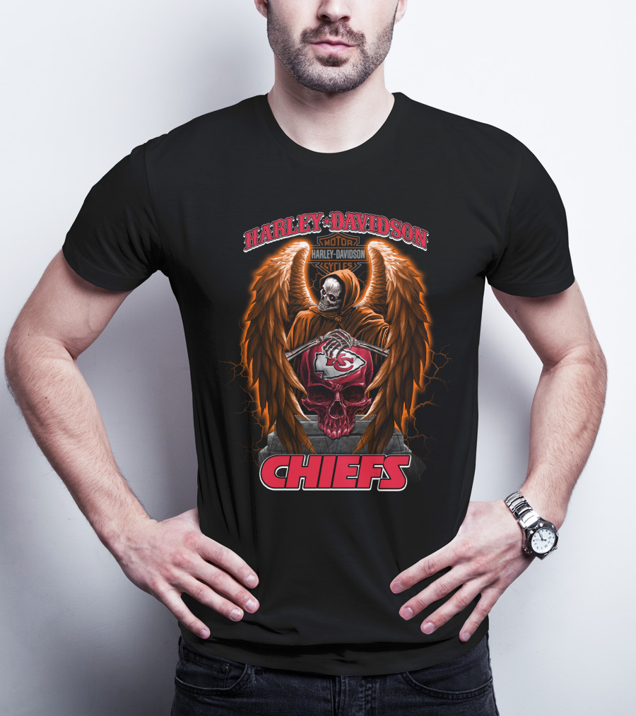 Harley Davidson Motor Cycles Chiefs T-Shirt