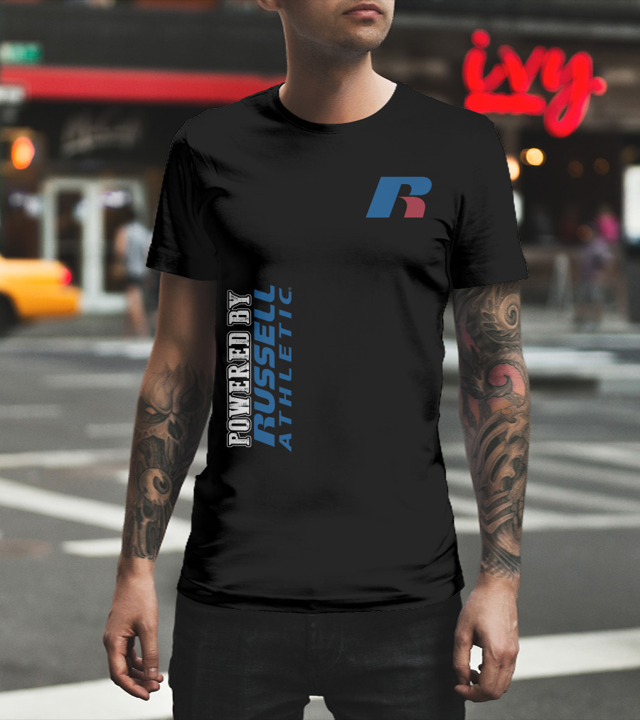 Powered By Russell Athletic R T-Shirt