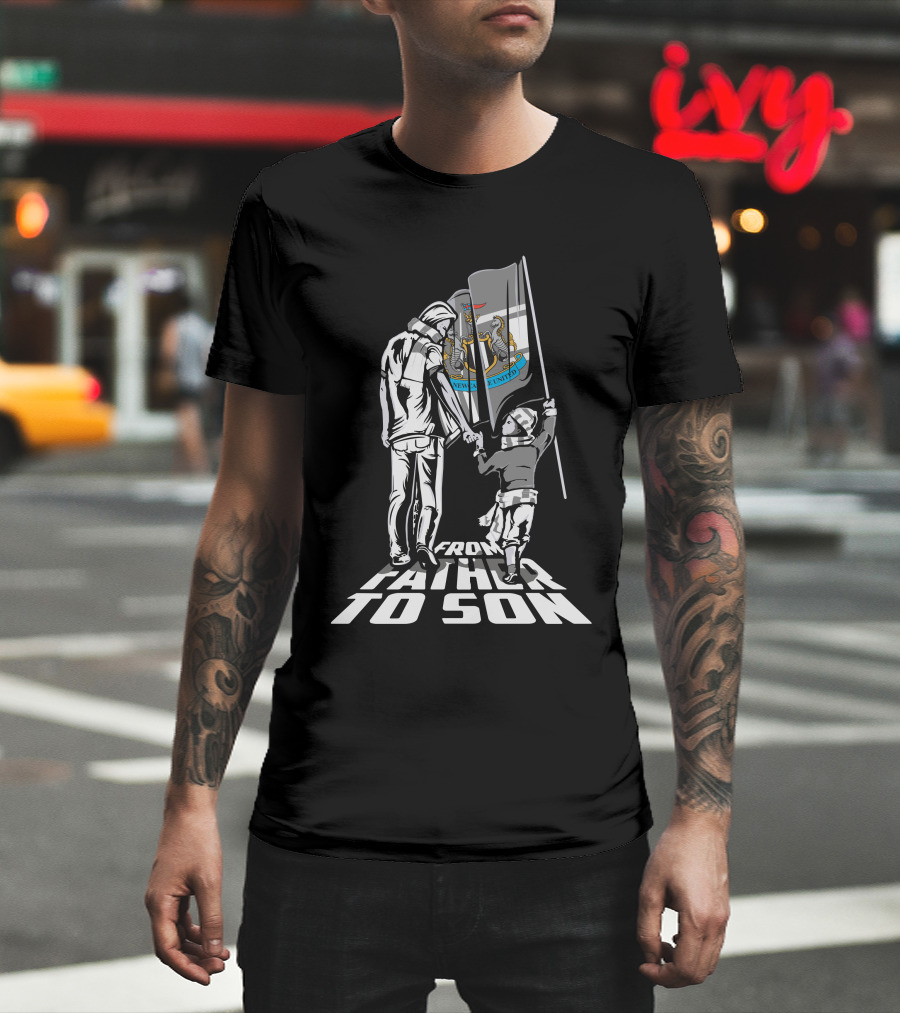 Newcastle United FC From Father To Son T-Shirt