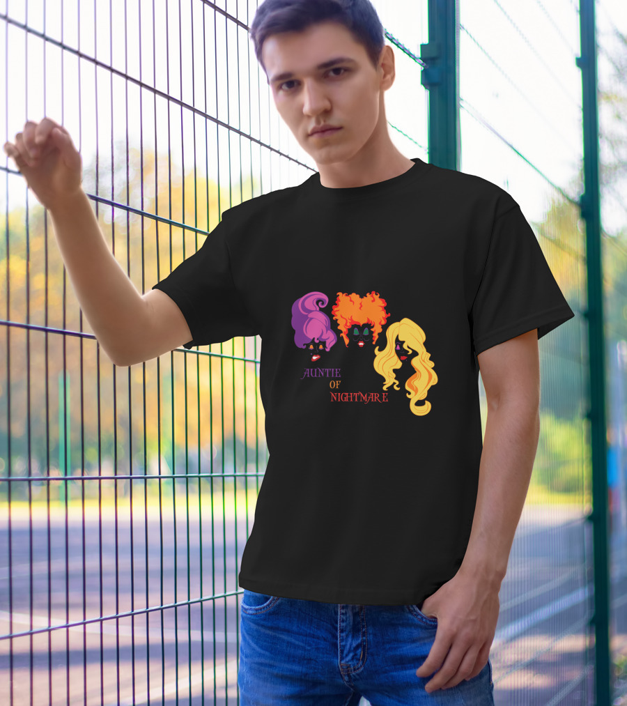 Auntie Of Nightmare Hocus Pocus Witches T-Shirt