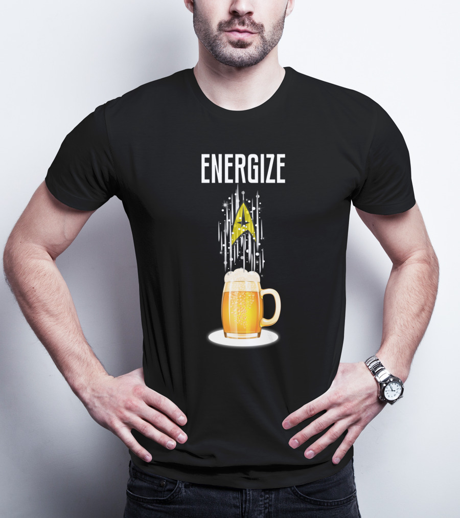 Energize Beer StarTR Badge T-Shirt