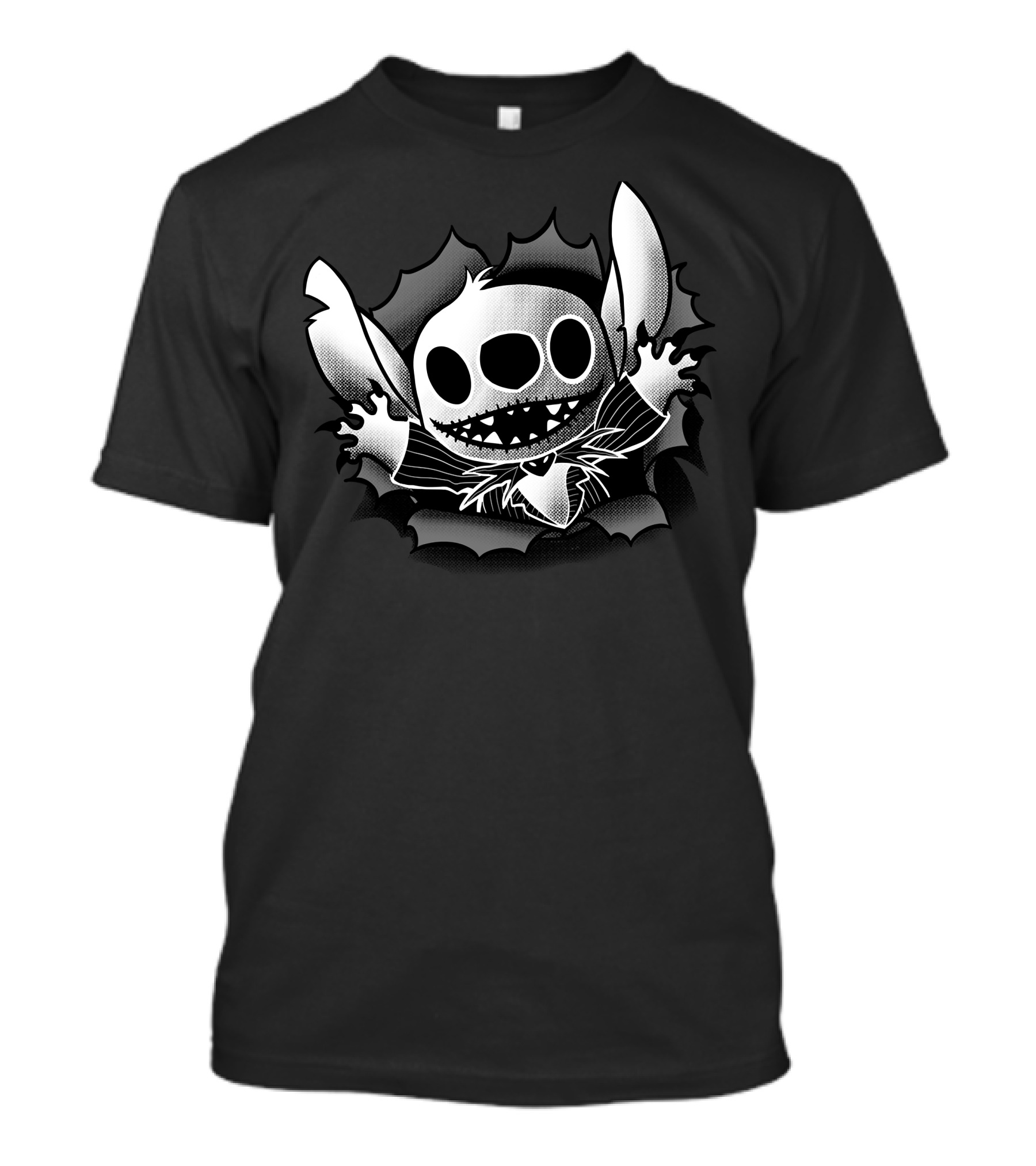Stitch Meets Jack Skellington Crossover T-Shirt