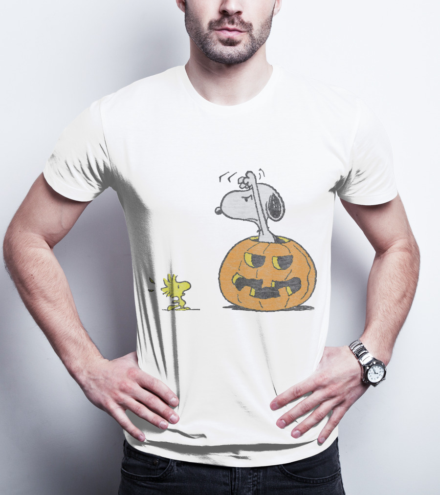 Halloween Snoopy Woodstock Pumpkin Peanuts T-Shirt