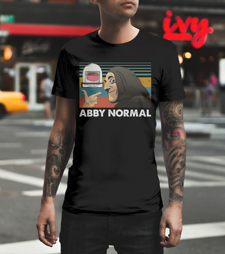 Abby Normal Igor Vintage Style Brain Placeholder T-Shirt