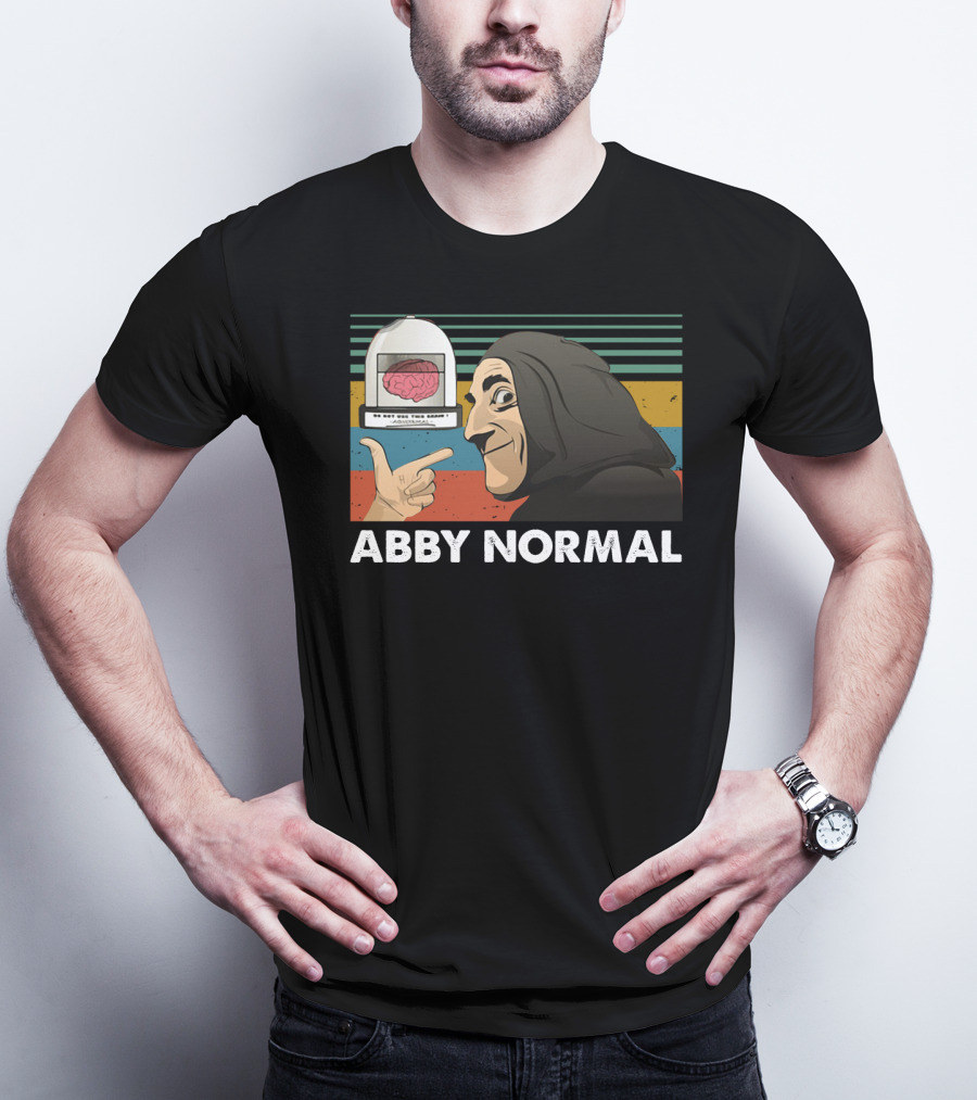 Abby Normal Igor Vintage Style Brain Placeholder T-Shirt