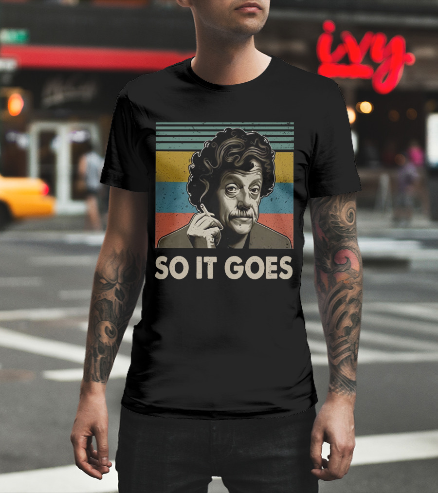 Kurt Vonnegut So It Goes T-Shirt