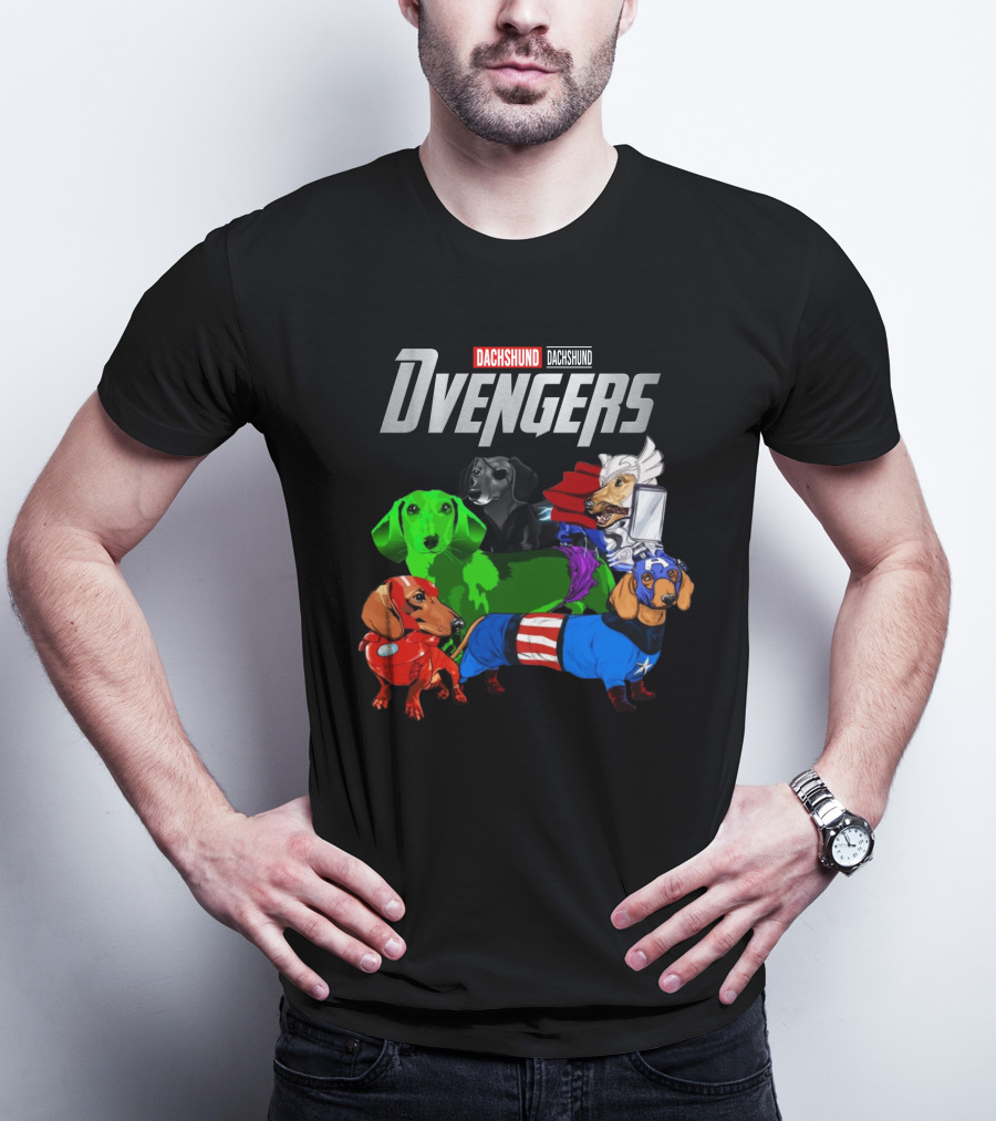 Dachshund Dachshund DVengers T-Shirt