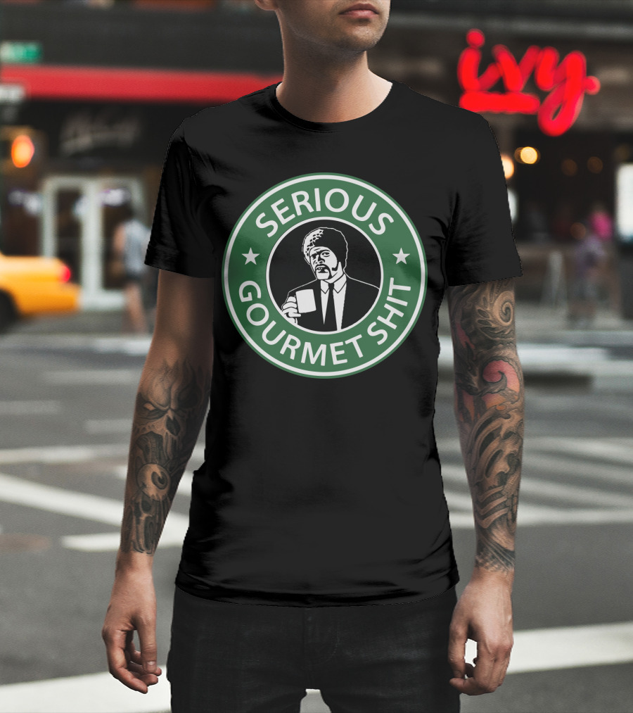 Serious Gourmet Shit Coffee Mug Pulp Fiction T-Shirt