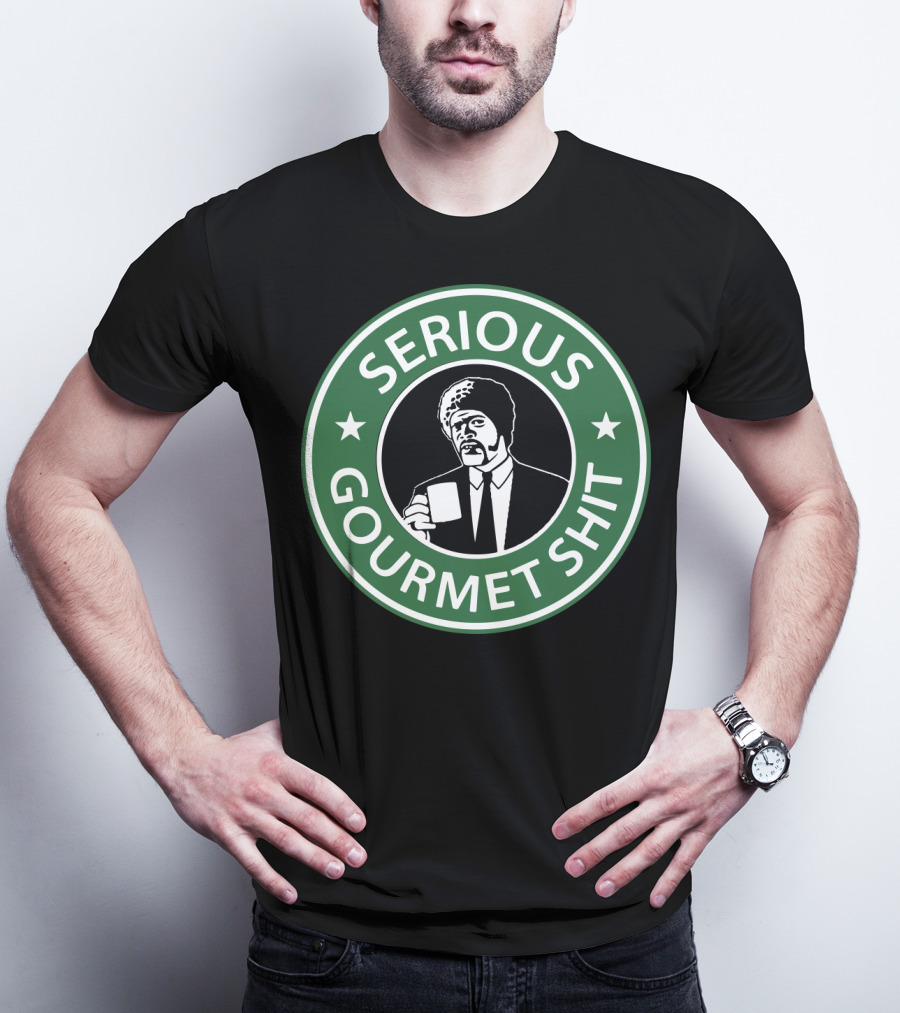 Serious Gourmet Shit Coffee Mug Pulp Fiction T-Shirt