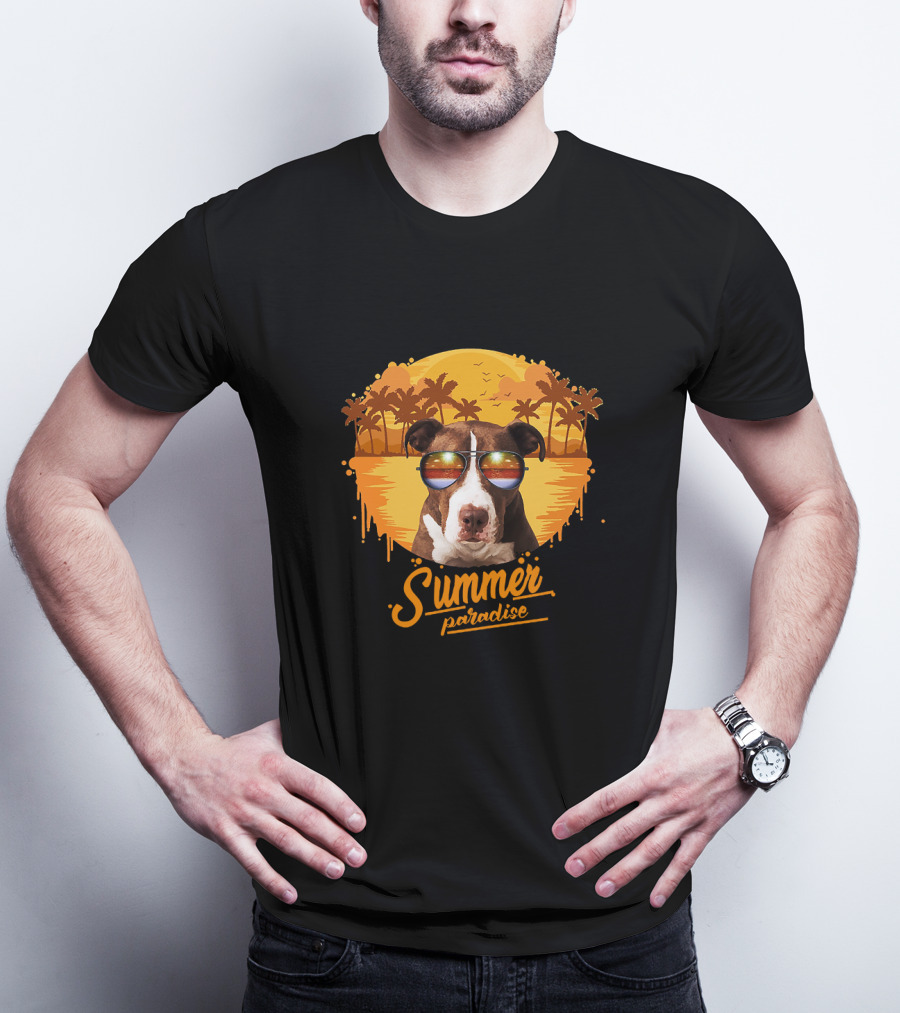 Summer Paradise Dogs T-Shirt
