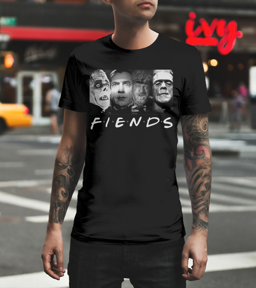 FIENDS Essential Classic Horror Movie Monsters T-Shirt