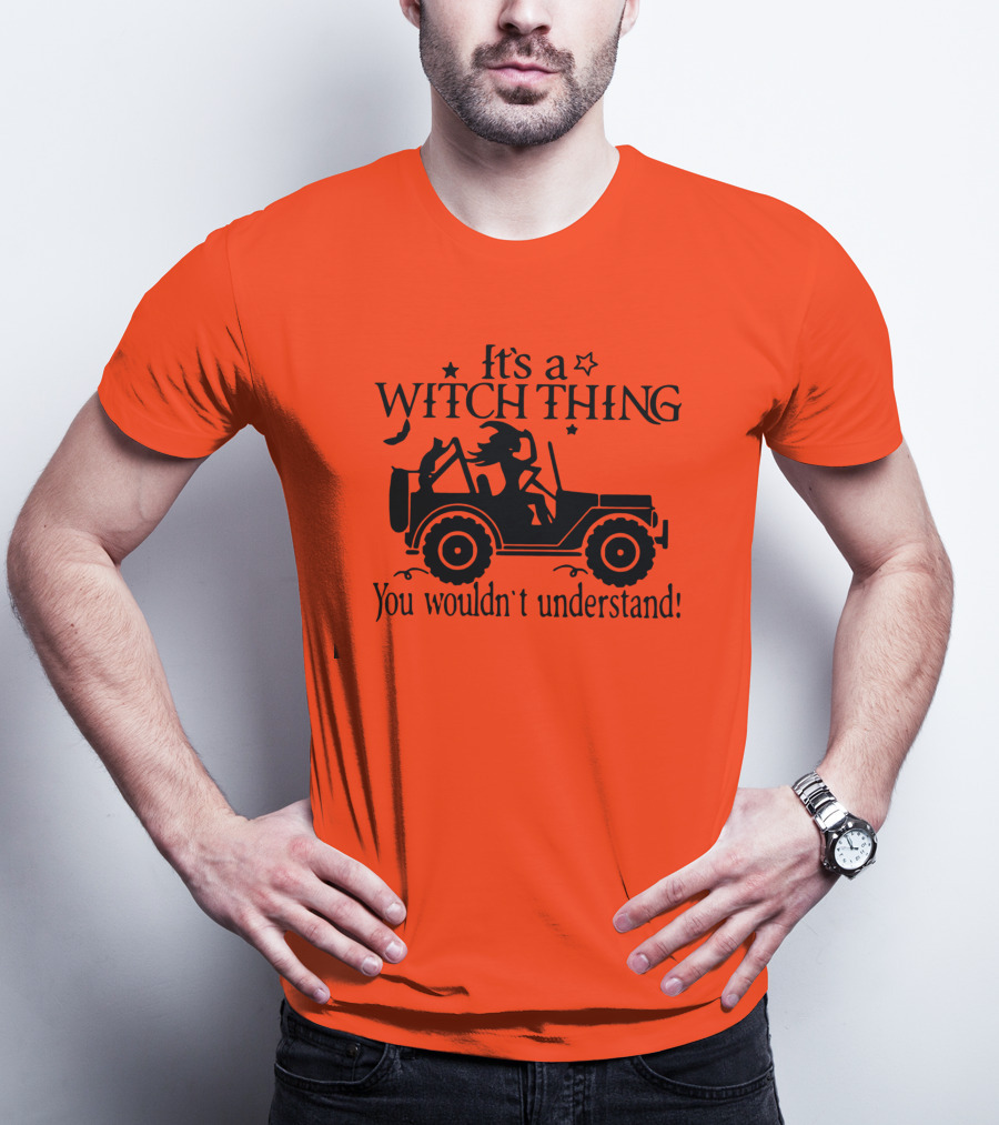 It's A Witch Thing You Wouldn't Understand Jeep Halloween T-Shirt