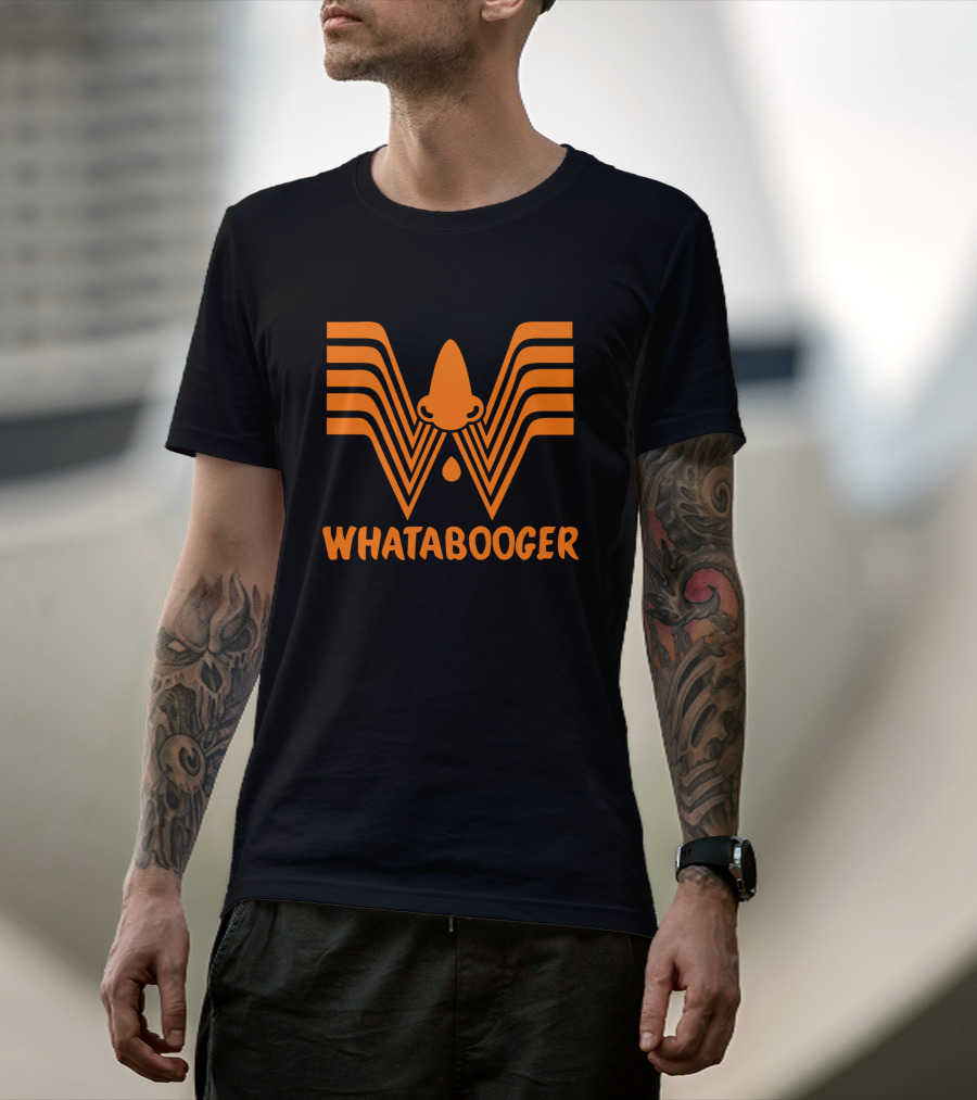 Whataburger Whatabooger Logo Parody Nostalgic Humor T-Shirt