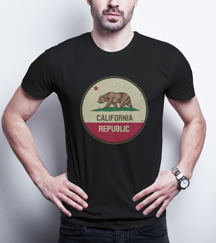 Vintage California Republic Bear Flag T-Shirt