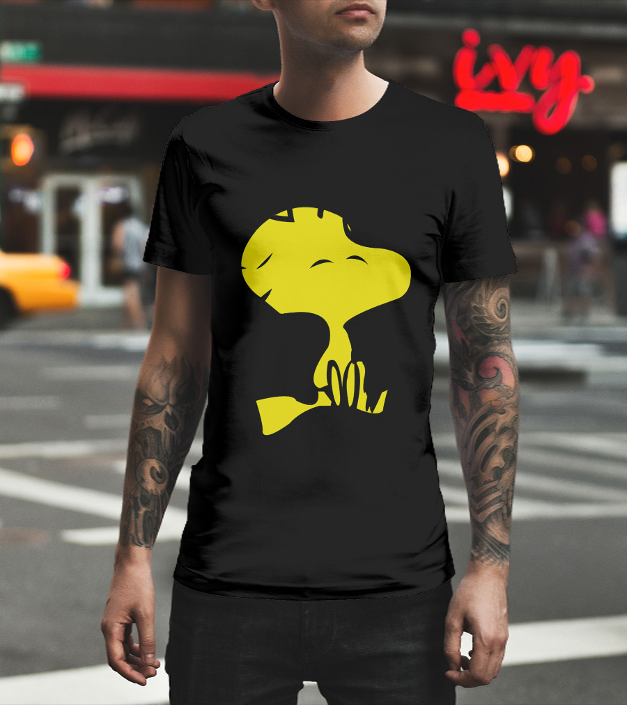 Woodstock Peanuts Cartoon Character Yellow Bird T-Shirt