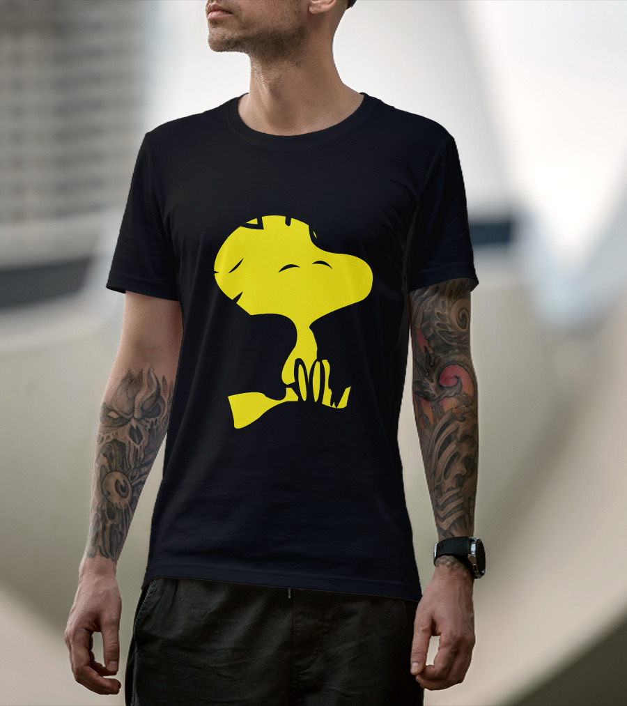 Woodstock Peanuts Cartoon Character Yellow Bird T-Shirt