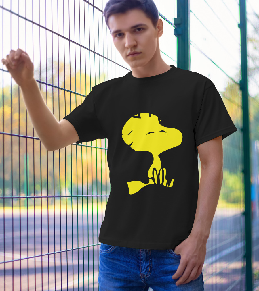Woodstock Peanuts Cartoon Character Yellow Bird T-Shirt
