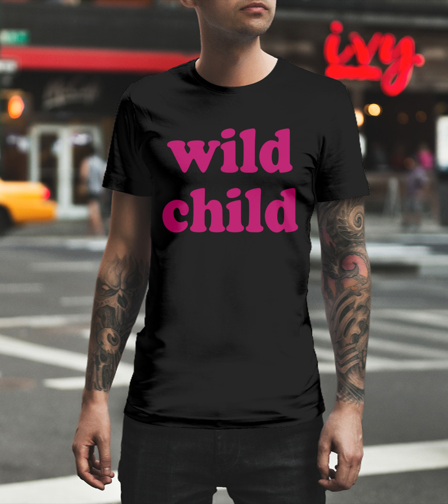 Wild Child Funny Matching Mom Vivid T-Shirt