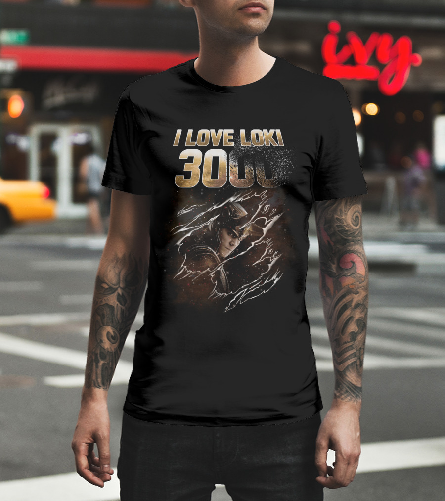 I Love Loki 3000 Marvel Norse God Mischief Fan T-Shirt