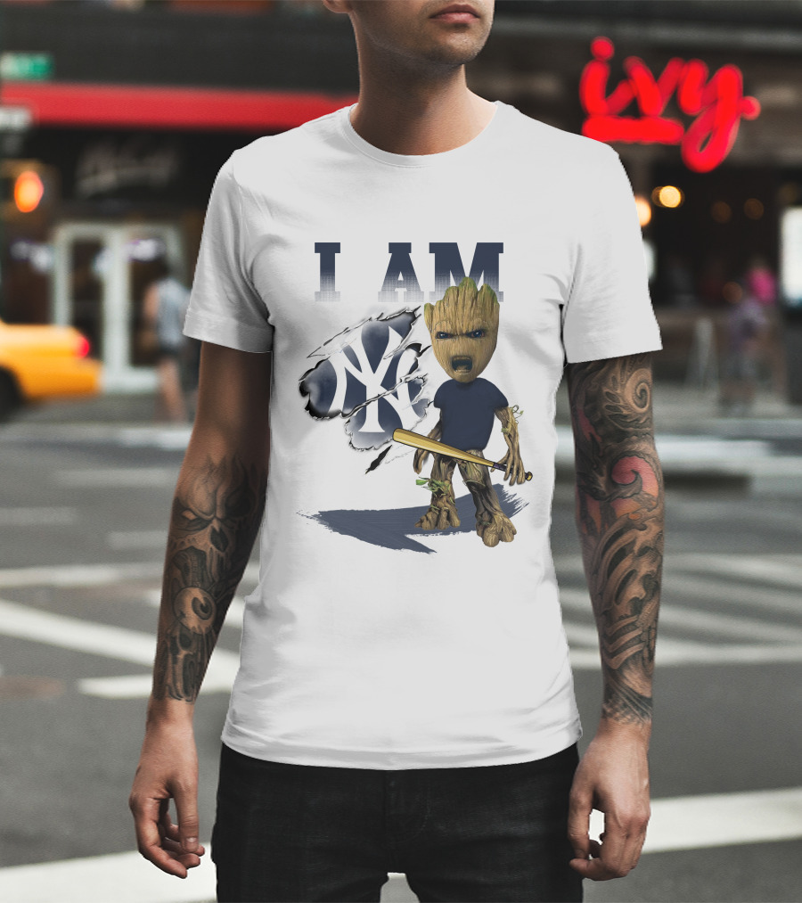 I Am New York Yankees Groot T-Shirt
