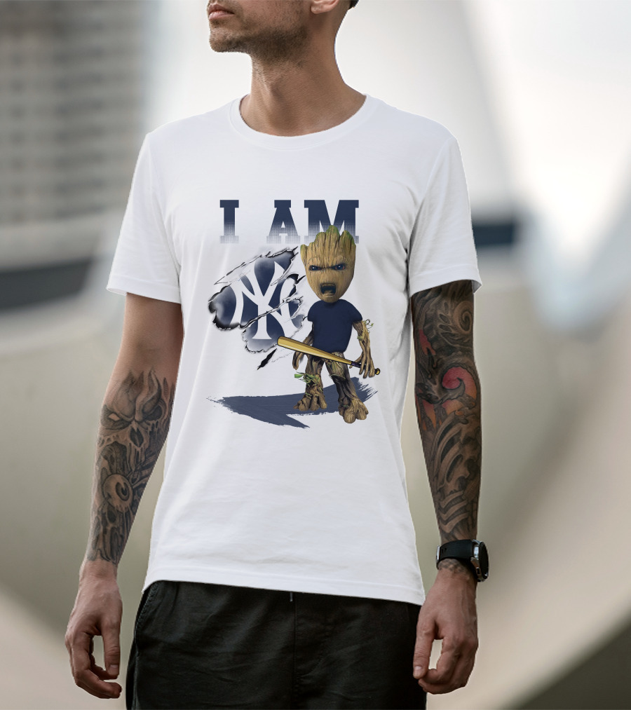 I Am New York Yankees Groot T-Shirt