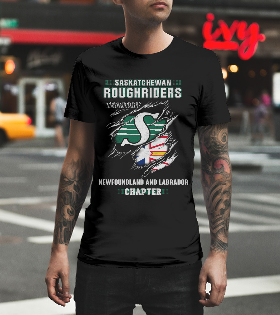 Saskatchewan Roughriders Territory Newfoundland And Labrador Chapter T-Shirt