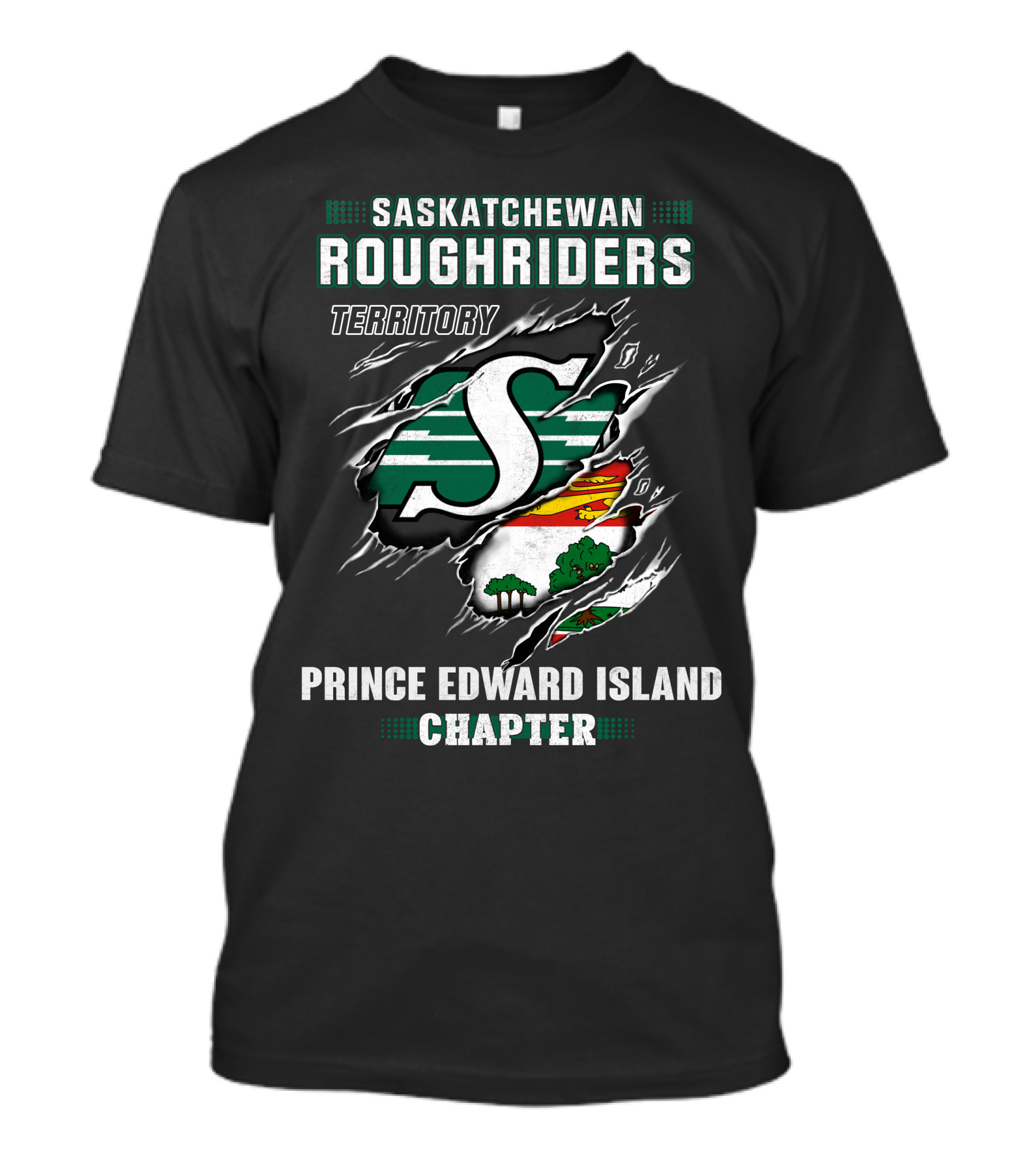 Saskatchewan Roughriders Territory Prince Edward Island Chapter T-Shirt