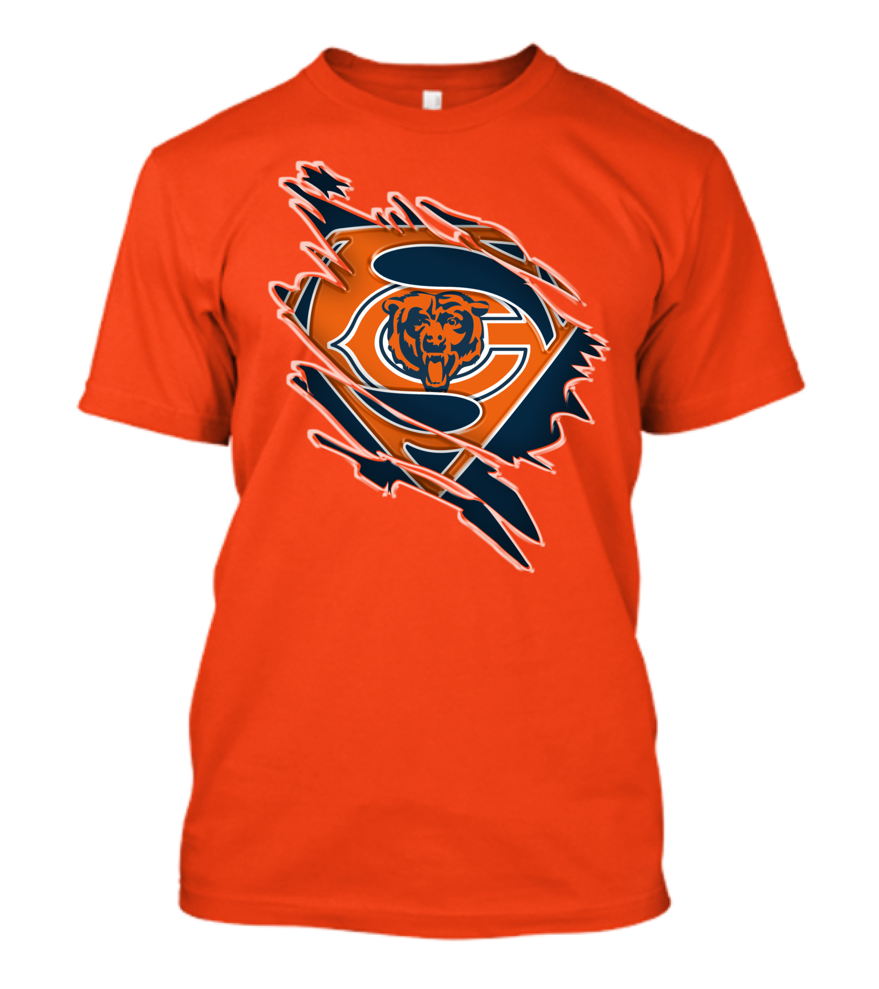 Chicago Bears Superman Logo Fusion T-Shirt