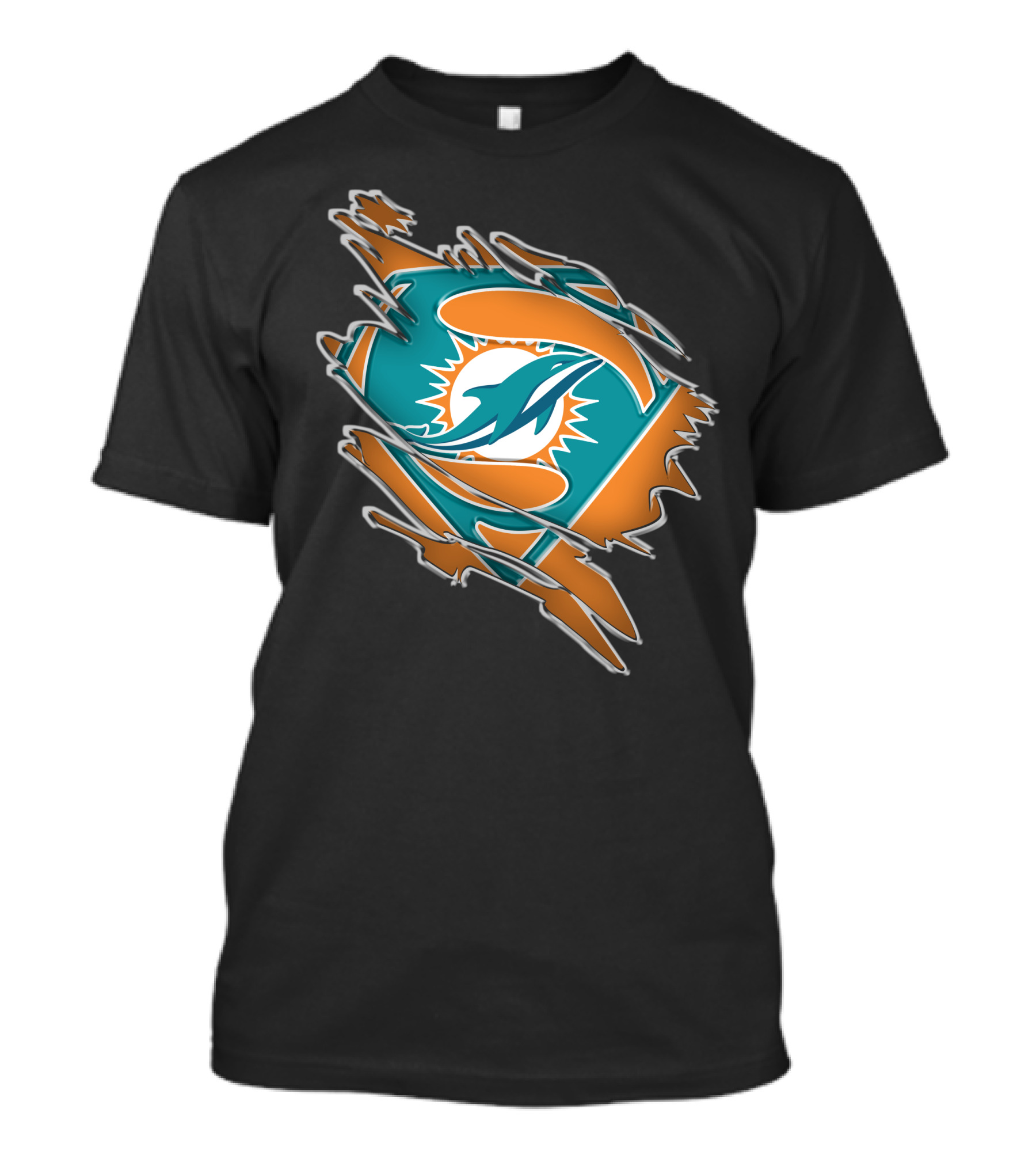 Miami Dolphins Superman Logo Fusion T-Shirt