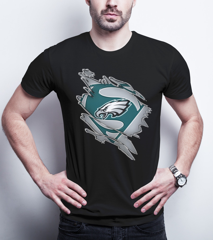 Philadelphia Eagles Super Logo Emblem T-Shirt