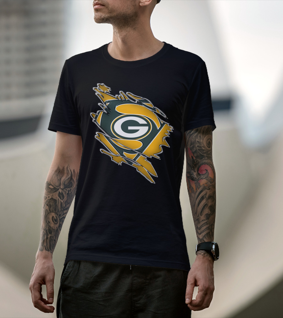 Packers Super Logo Hero Fan Gear T-Shirt