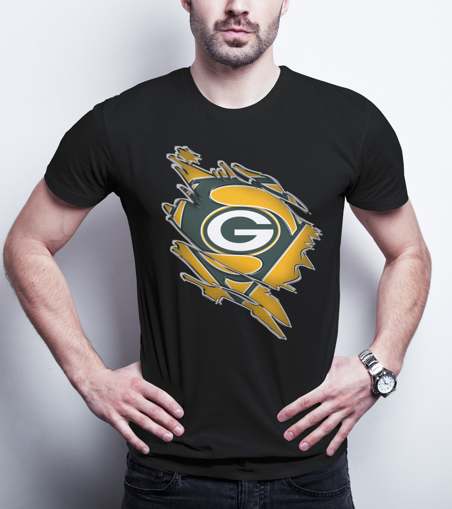 Packers Super Logo Hero Fan Gear T-Shirt