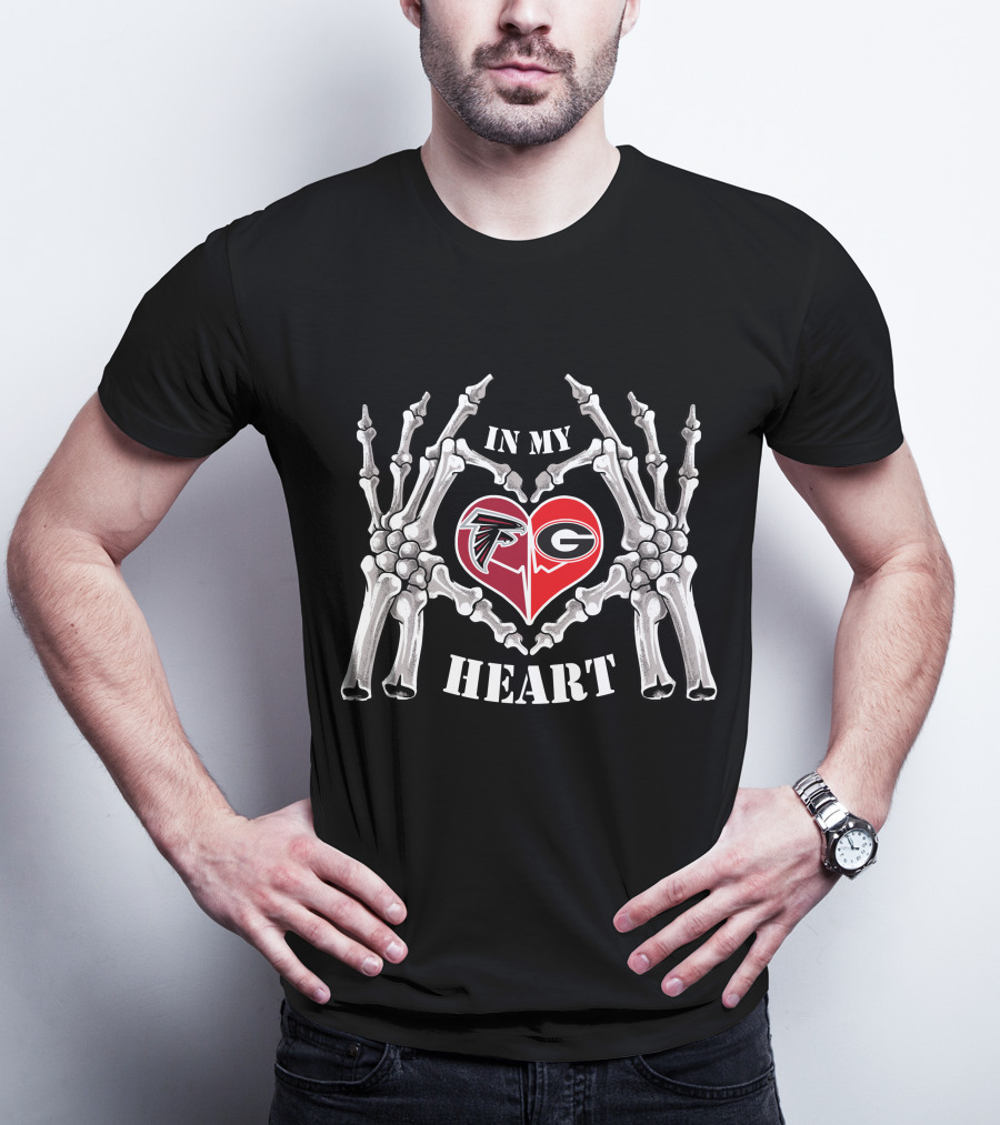 In My Heart Falcons Bulldogs T-Shirt