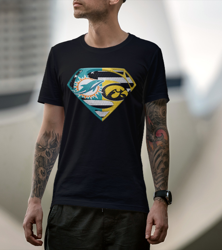 Miami Dolphins Iowa Hawkeyes Super T-Shirt