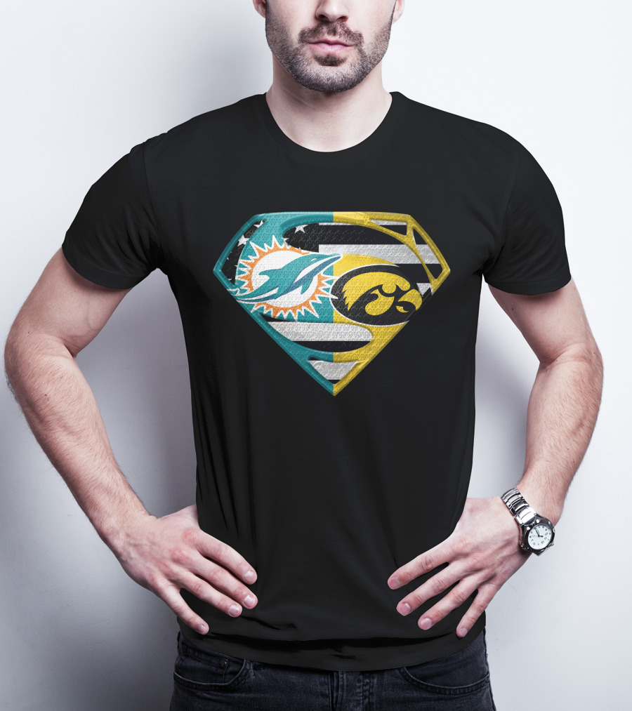 Miami Dolphins Iowa Hawkeyes Super T-Shirt