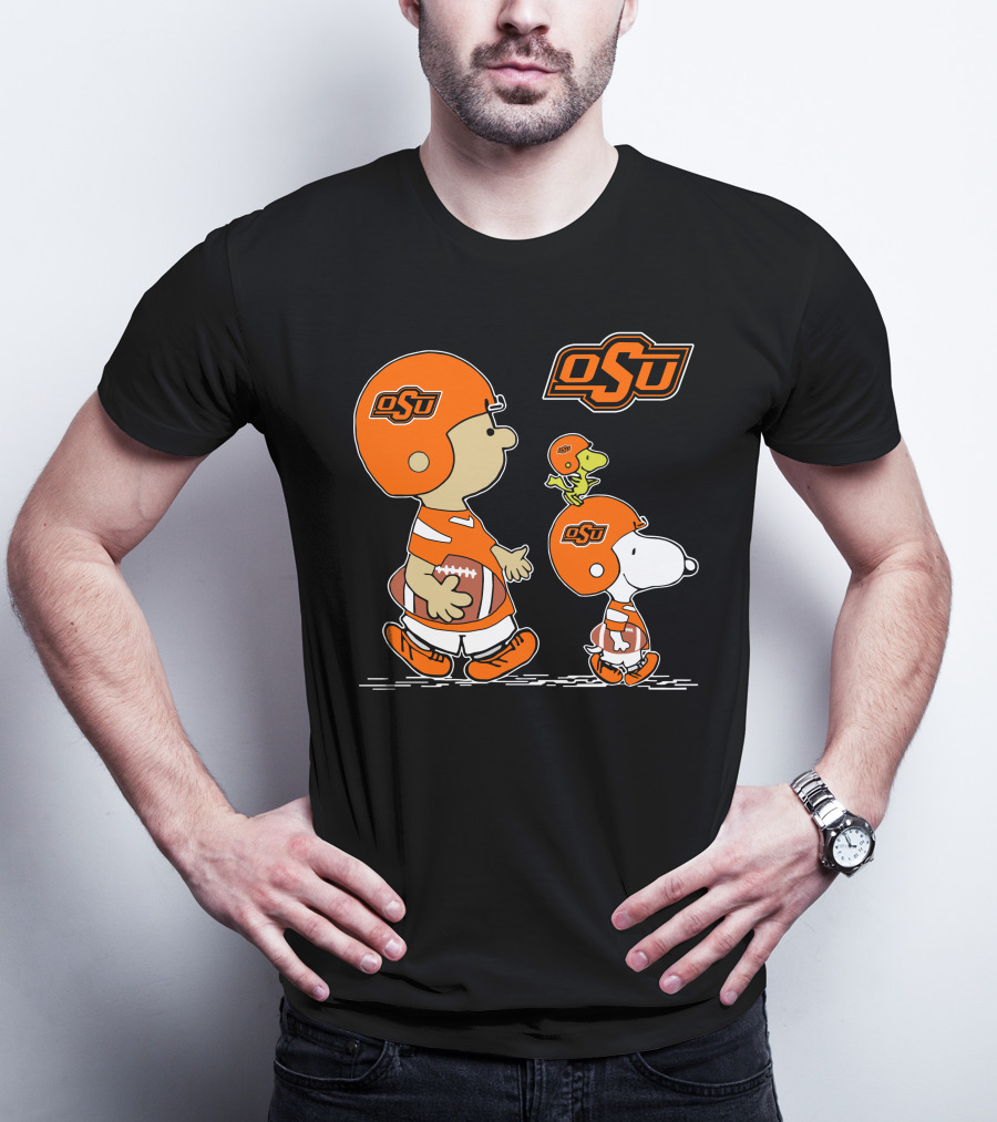 OSU Oklahoma State Cowboys Football Characters T-Shirt
