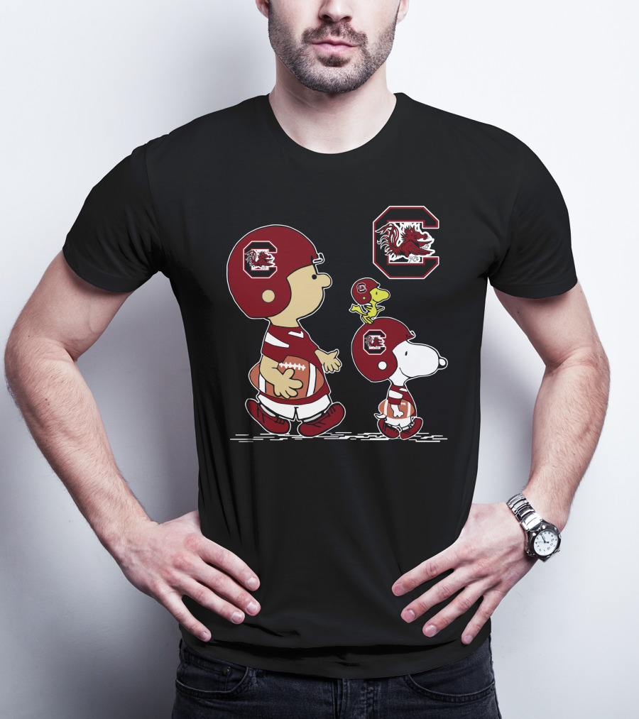 South Carolina Gamecocks Football Characters T-Shirt