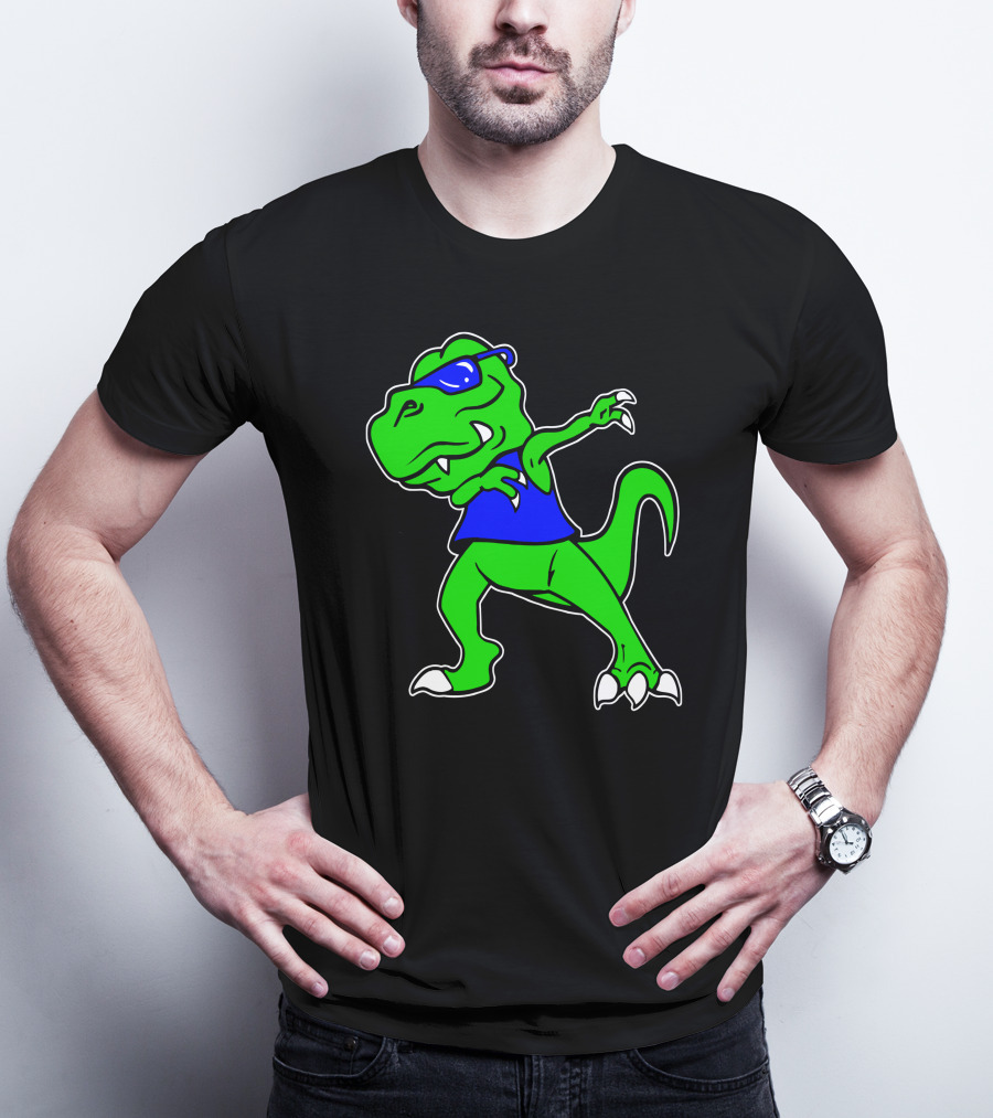 Dragon Dabbing In Blue Sunglasses And Tank Top T-Shirt