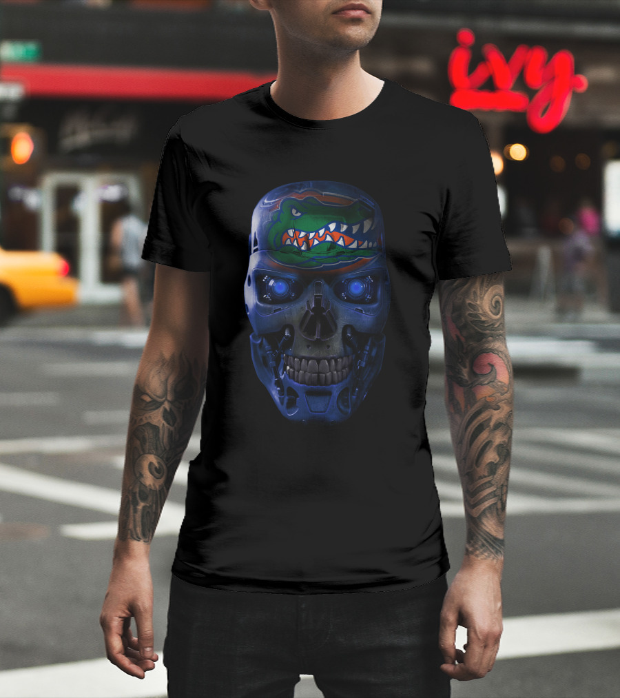 Florida Gators Terminator Skull T-Shirt