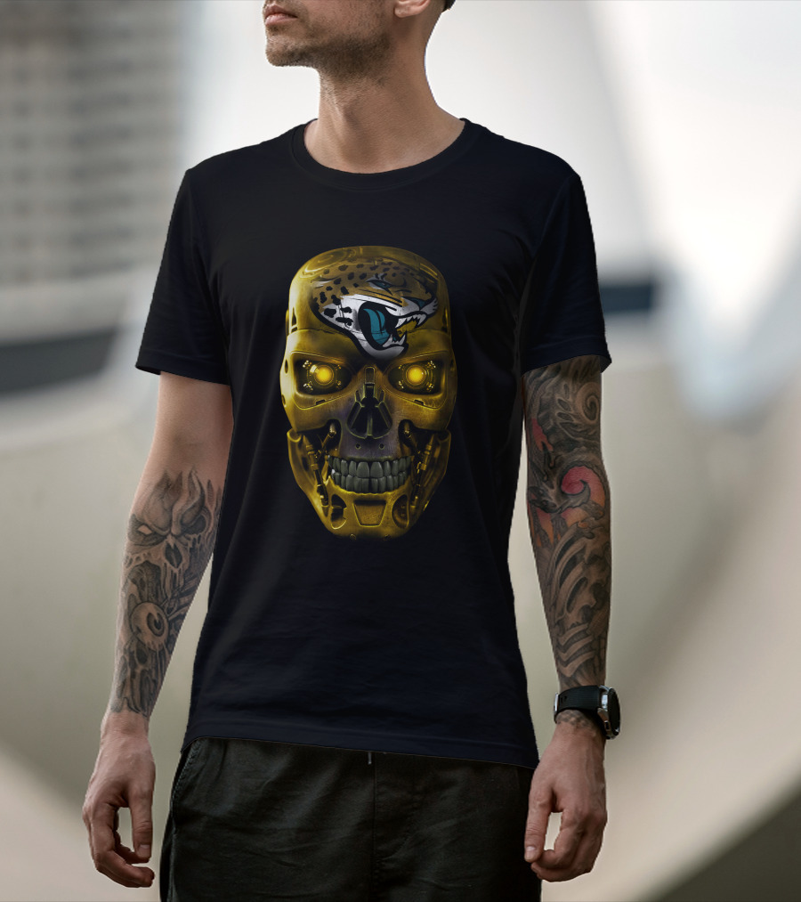 Terminator Skull Jaguars T-Shirt