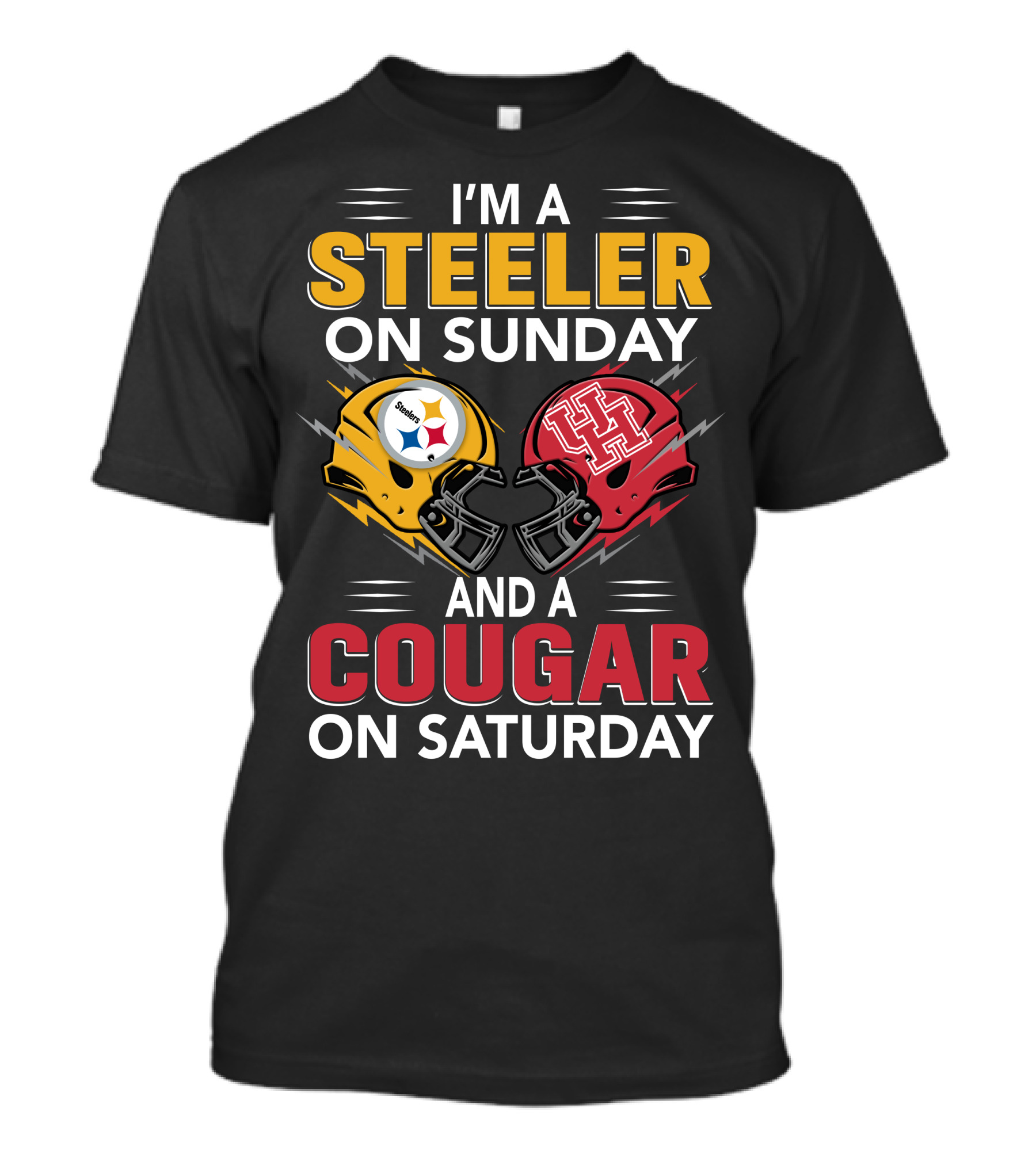 I'm A Steeler On Sunday And A Cougar On Saturday T-Shirt
